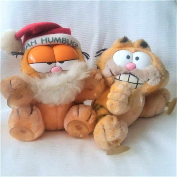 Garfield The Cat | Toys | Vintage Garfield The Cat 981 Christmas Window ...